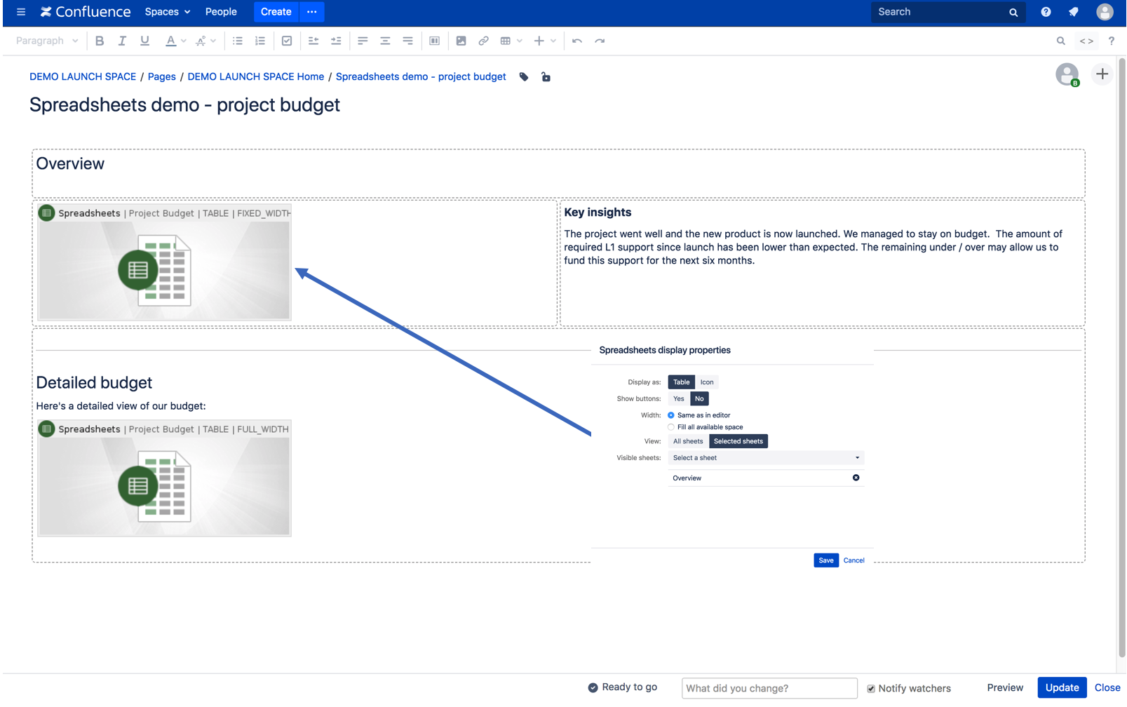 Elements Spreadsheet for Confluence: Three ready-to-use templates to ...