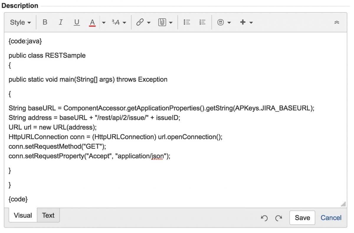 Jira code formatting: A few quick tips